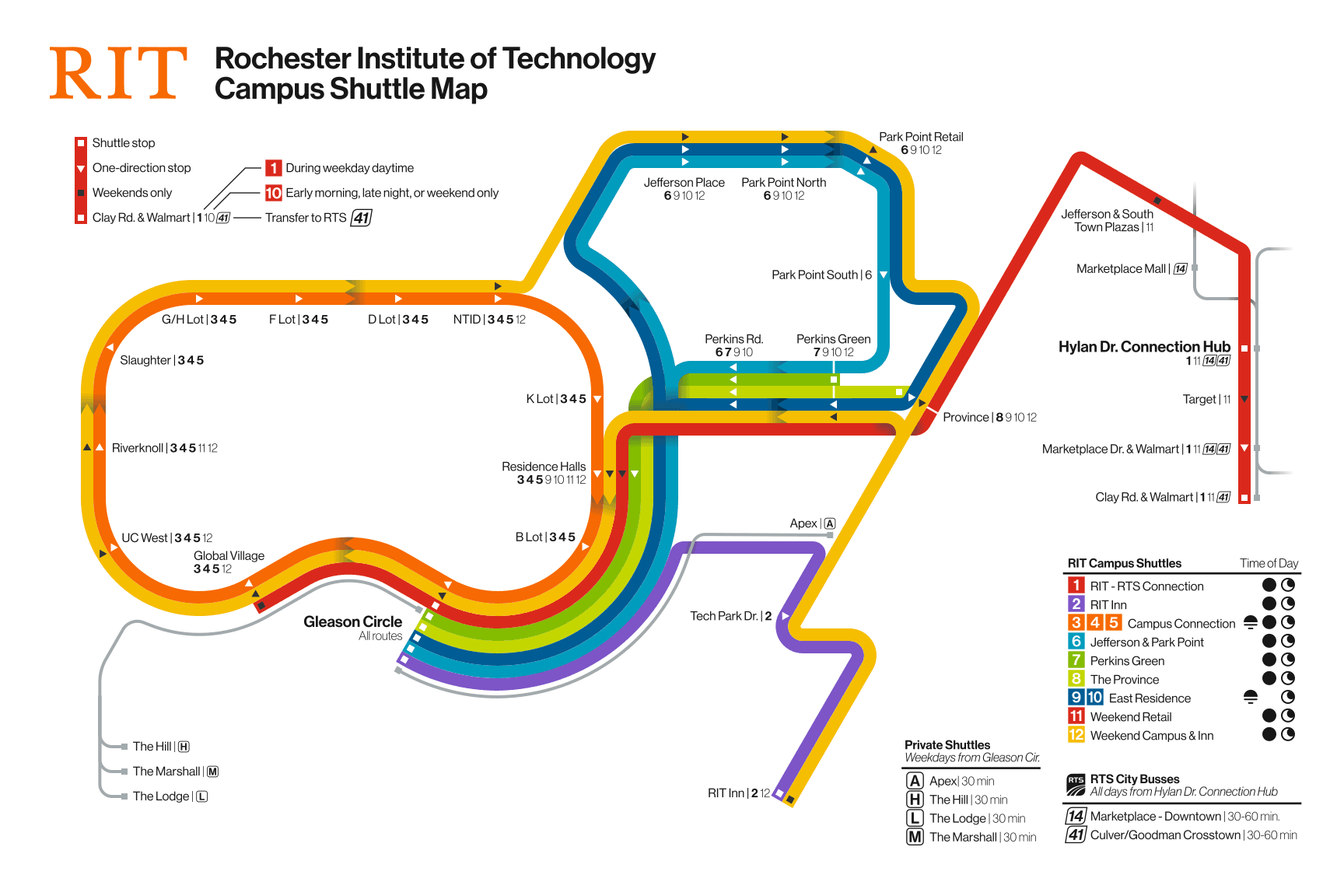 Ritchie's Bus Schedule